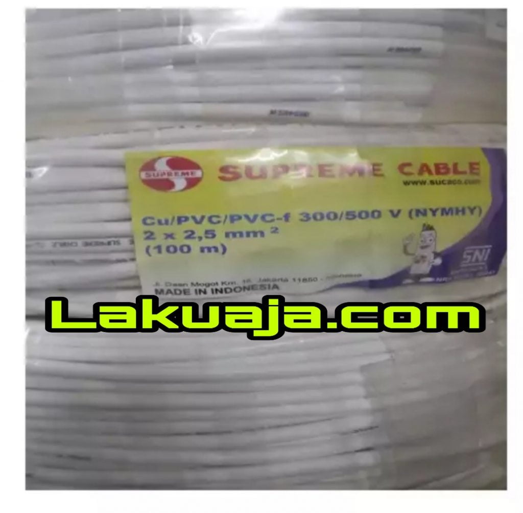 Kabel Listrik SUPREME NYMHY 2x2,5 mm - Lakuaja
