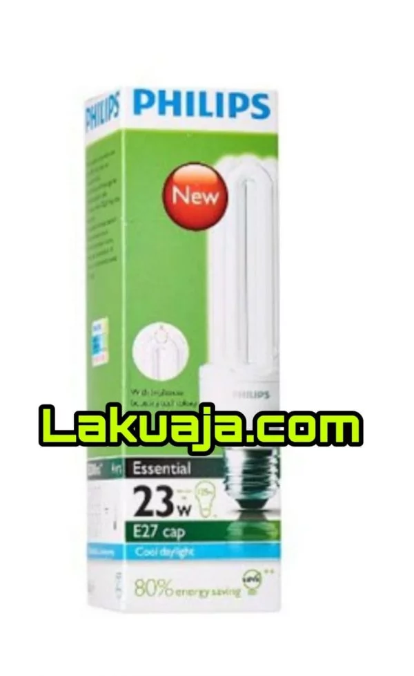 Lampu Philips Essential 23 Watt - Lampu Jari - Lakuaja
