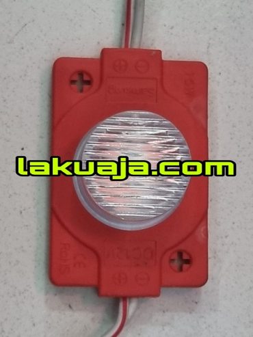 Lampu LED Modul Strip Variasi 1 Mata Besar Merah Lensa 12 volt Terbaik ...